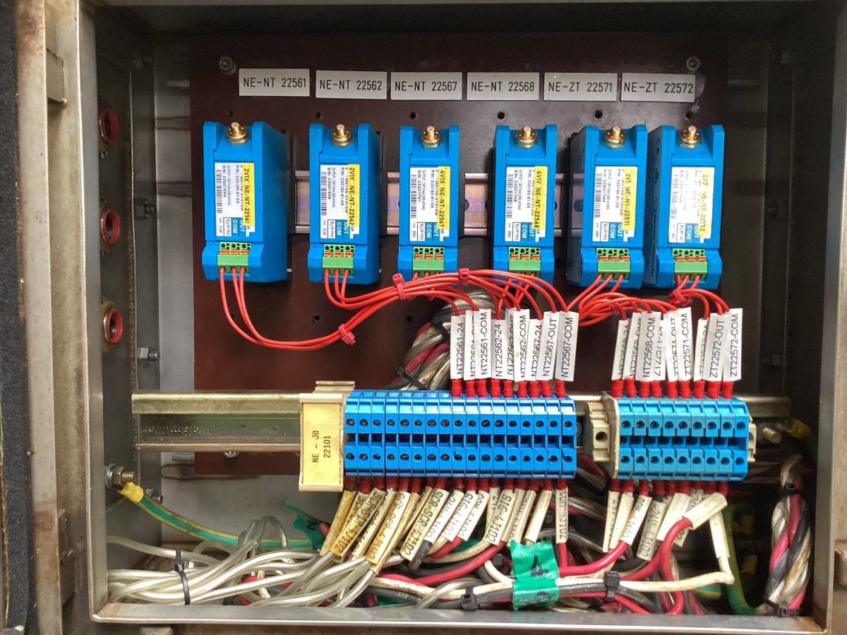 EPS supports a gearbox replacement with instrumentation and software ...